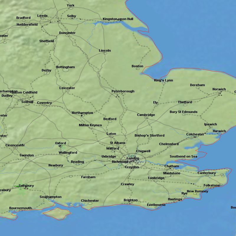 Explore British Railroad History in 1870AD