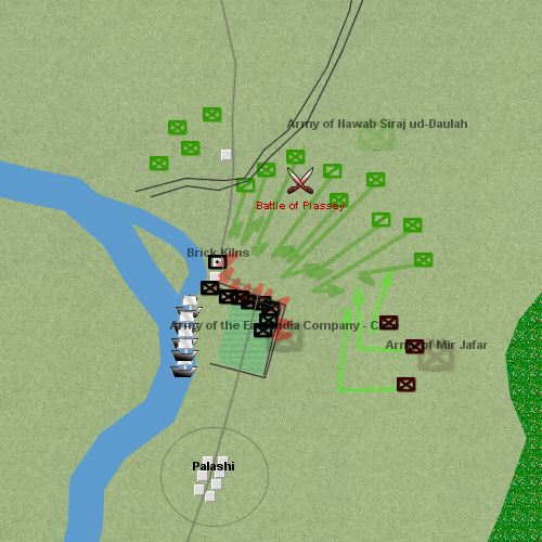 Explore The Battle of Plassey in 1757AD