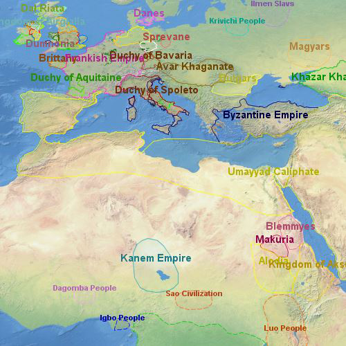 Explore Umayyad and Abbasid History in 750AD