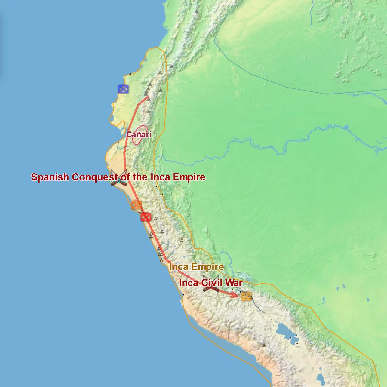 Explore Incan Empire Collapse in 1531AD